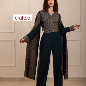Trousers Embroidery Palestine Outfit, Heritage Palestinian Traditional ...
