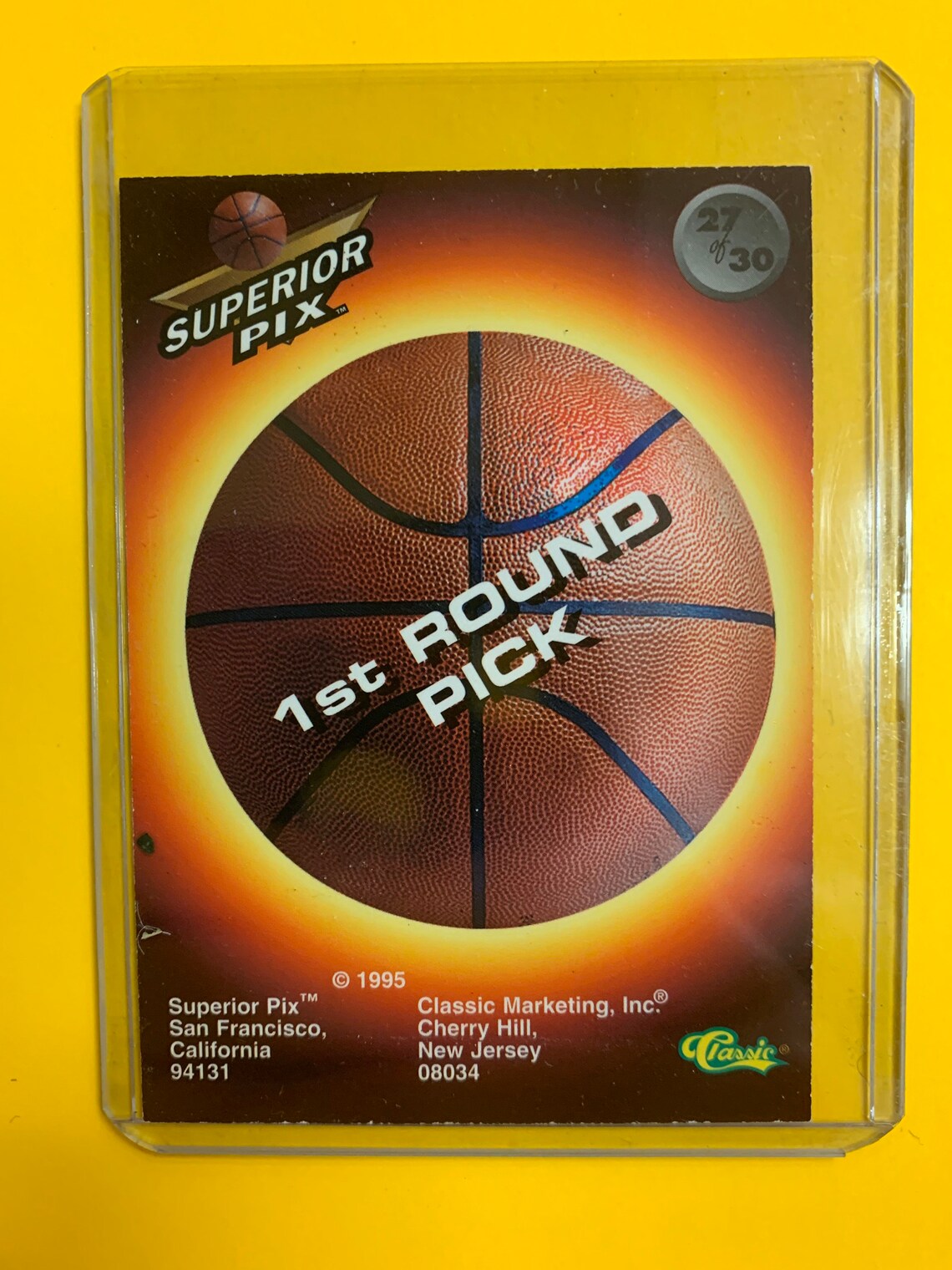 Dikembe Mutumbo Rookie Card 1995 Classic Superior Pix 27of30 NCAA ...