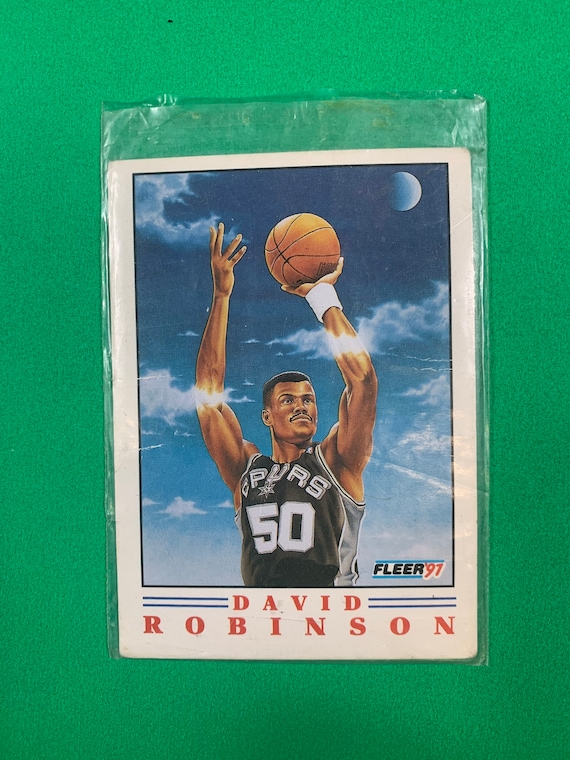 David Robinson 1991 Fleer Basketball Card Illustrations by T. | Etsy