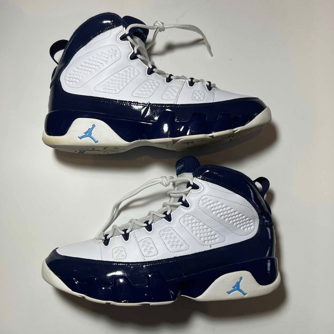 Air Jordan 9 Retro ‘UNC’ US Mens Size 12 302370-145 Basketball Shoes ...