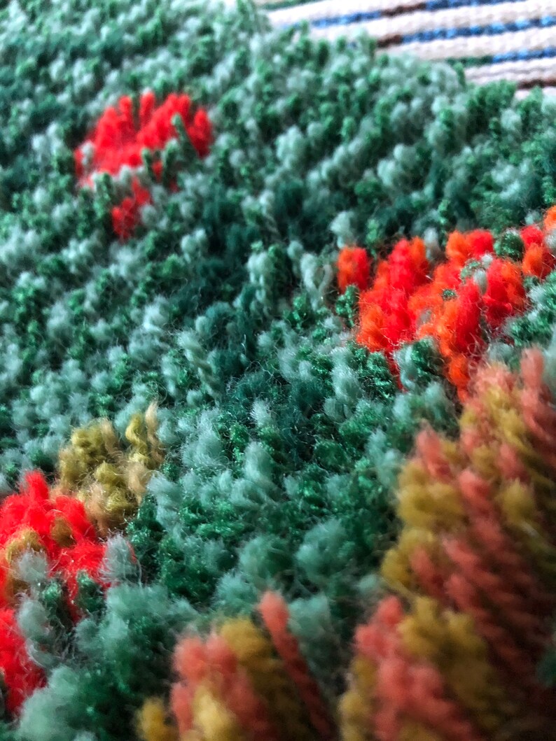 Vintage Rya Shag Rug 60s Design Sweden Wallhanger Art Mid | Etsy