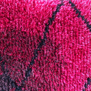 Rya Shag Rug 60s Geometric Modern Design Sweden - Etsy