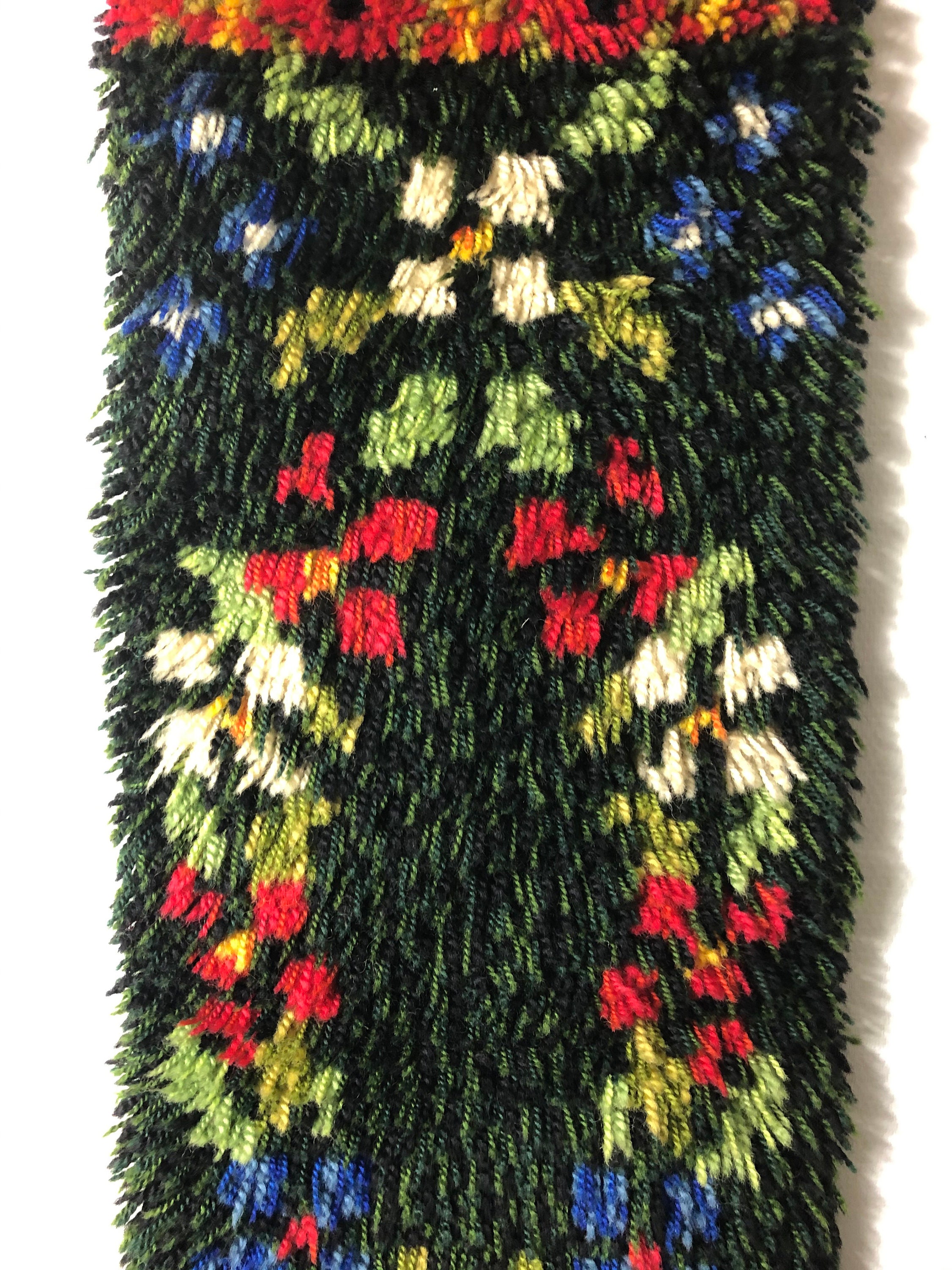 Vintage Rya Shag Rug 60s Design Sweden Wallhanger Art Mid | Etsy