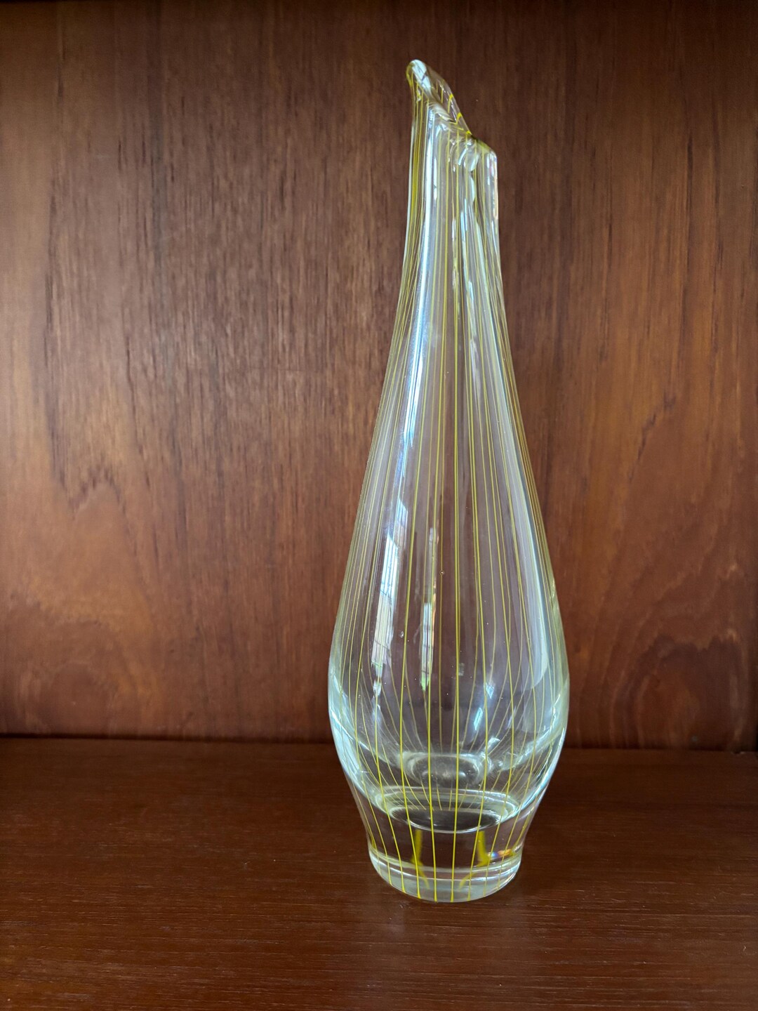 1 Vintage Glass Vase From Johansfors Glasbruk 1950s Sweden - Etsy