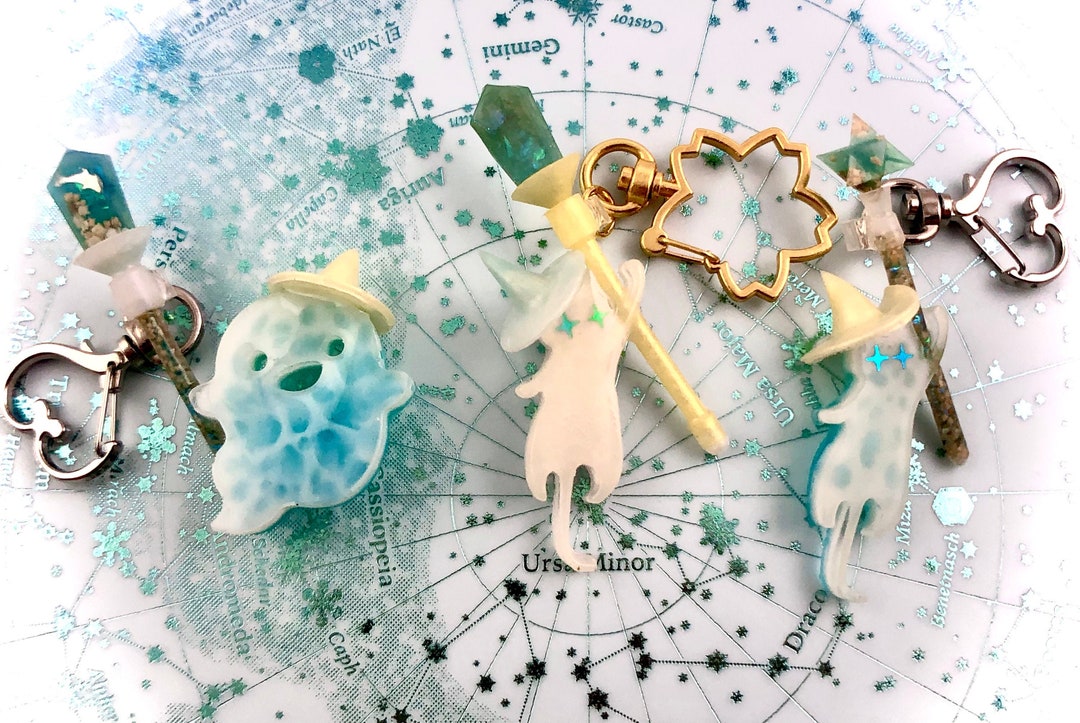Ocean Magic Wizard Charmes en résine UV - Etsy France