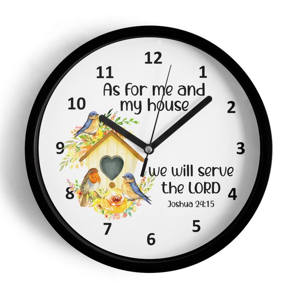 Bible Scripture Clock - Etsy