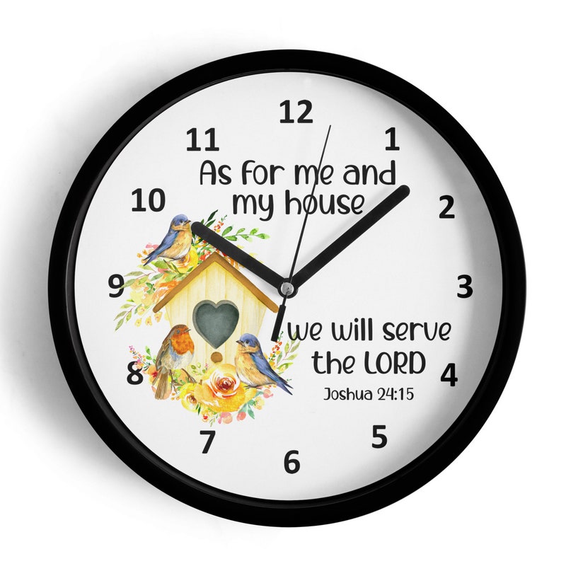 Bible Scripture Clock - Etsy