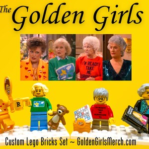 Golden Girls Lego Bricks Set includes ALL Characters, Props, and Living ...