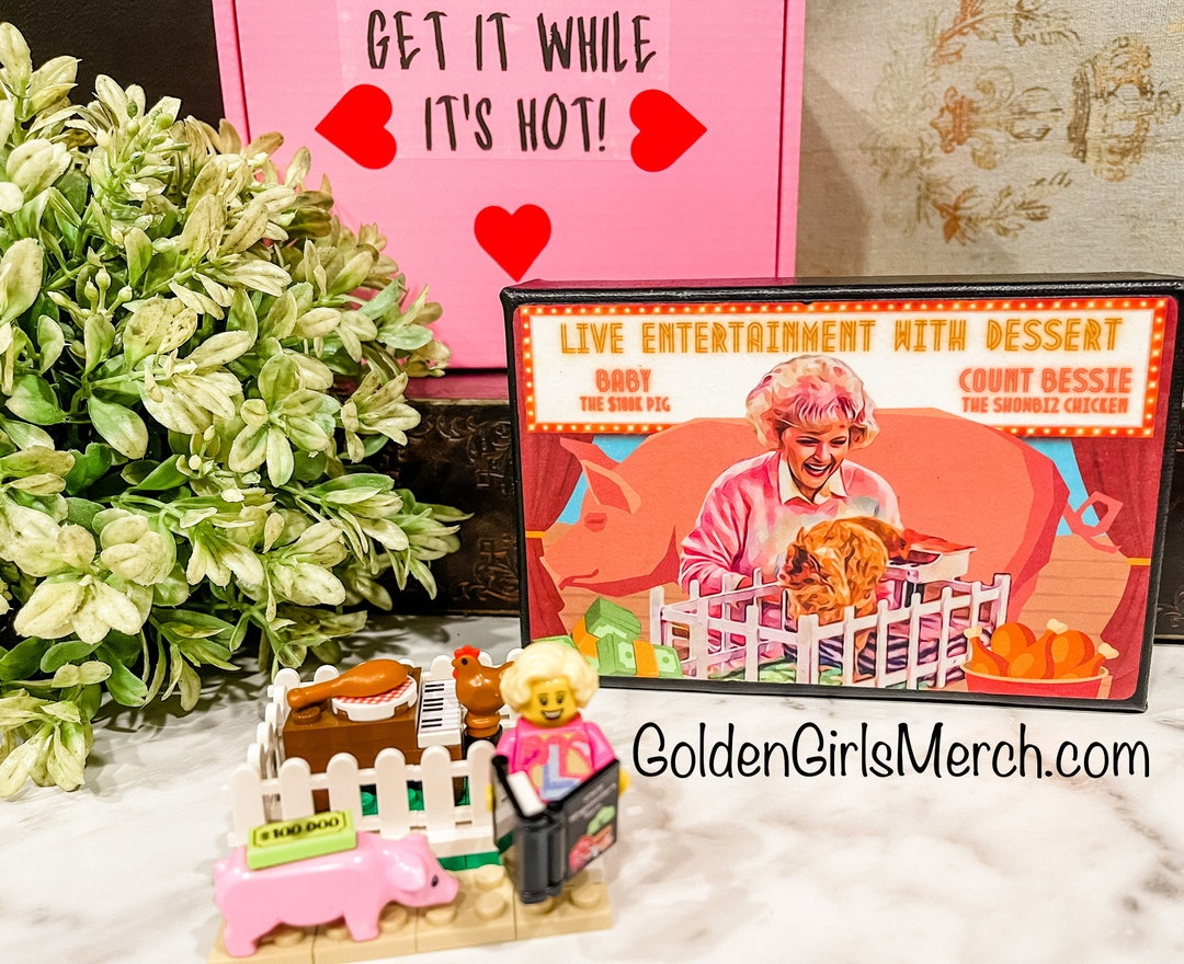 Golden Girls - Count Bessie & Baby Lego Set W/ Canvas Art Brick - Etsy