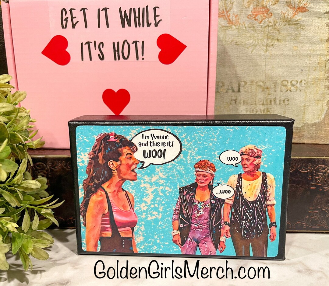Golden Girls - Wooo! Art Brick - Etsy