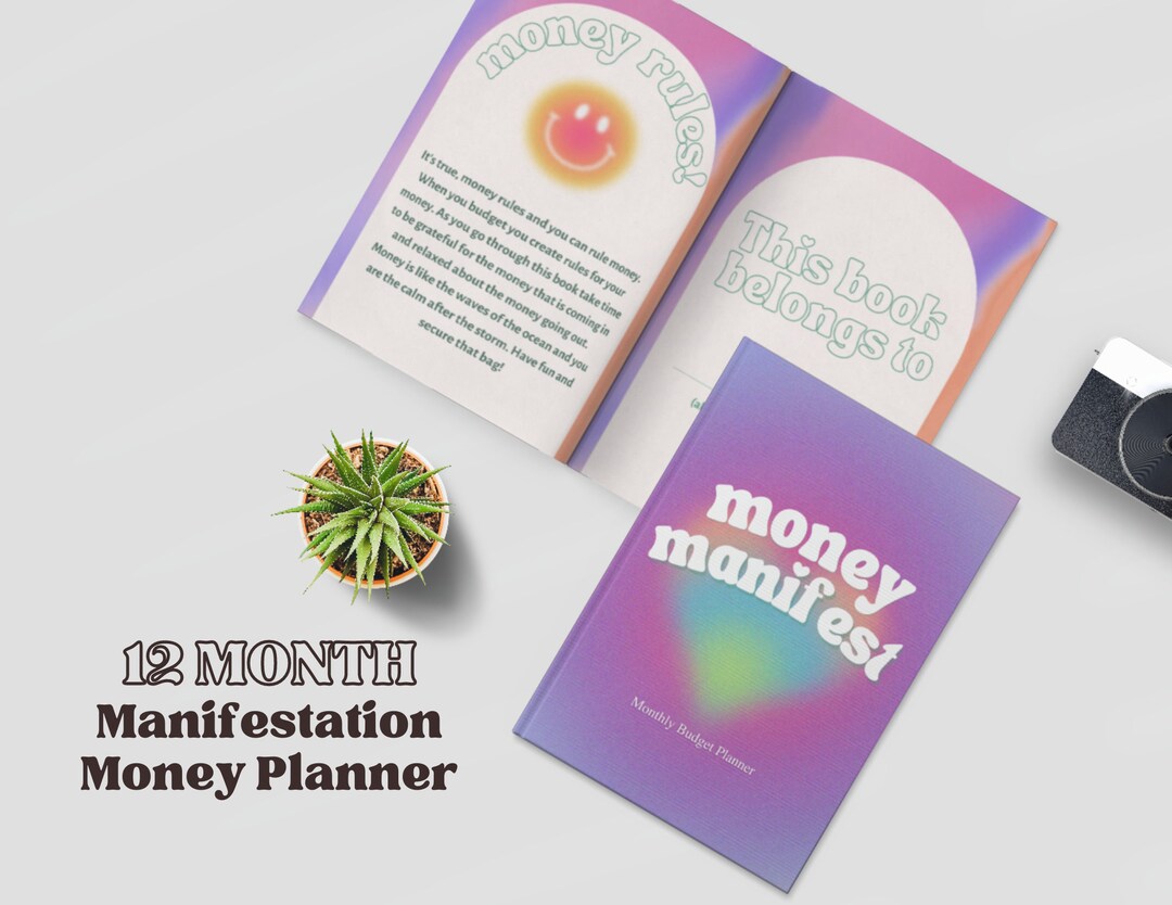 The Money Manifest Printable Budget Planner, Financial Abundance ...