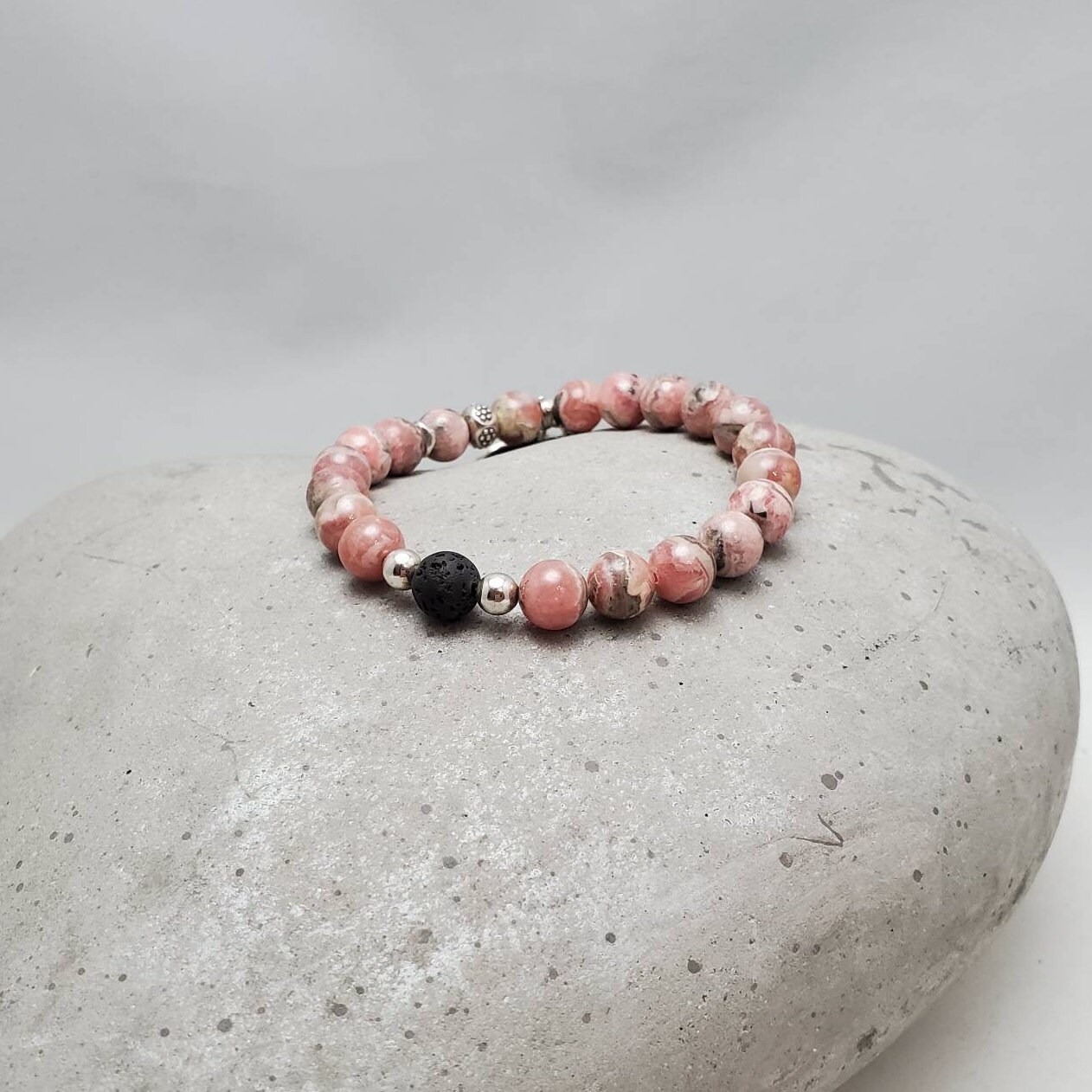 Heart-inspired for SCAD Collection - Rhodochrosite & Sterling Silver ...