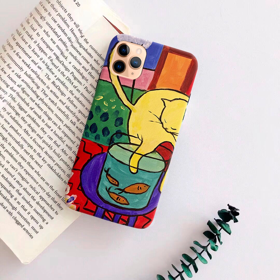 Cute Cat Case for iPhone 14 13 12 11 Pro Max Case Cute iPhone 14 Plus ...