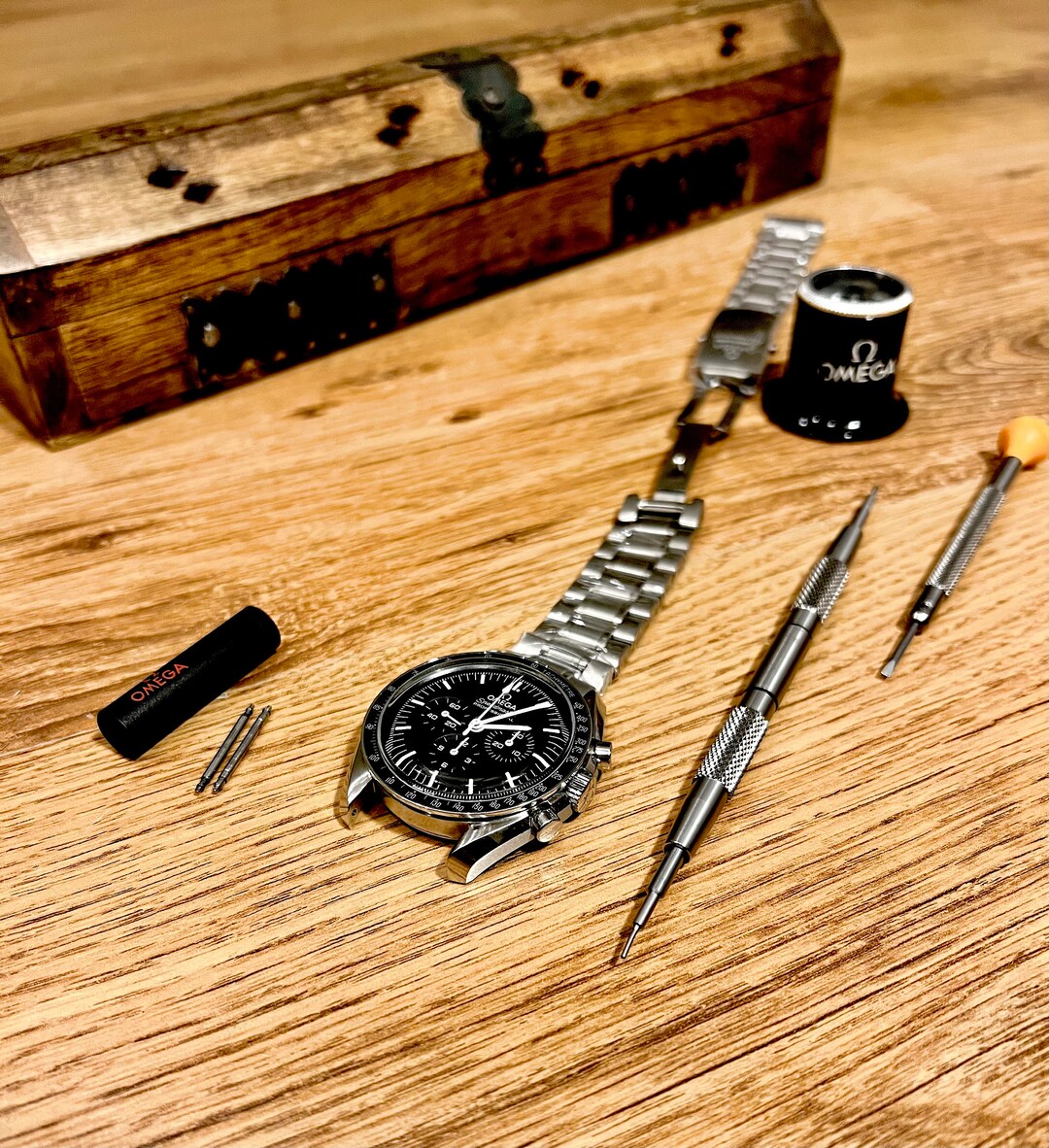 Omega Speedmaster Compatible Bracelet: Heavy Duty 316L Stainless Steel ...