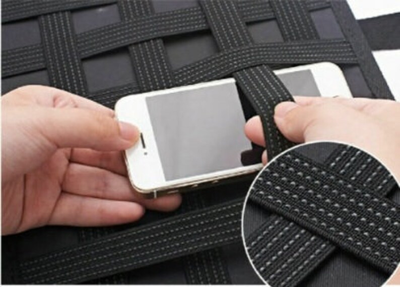 Tech Bag Organizer, Storage Organizer, Potable Black Electronic ...