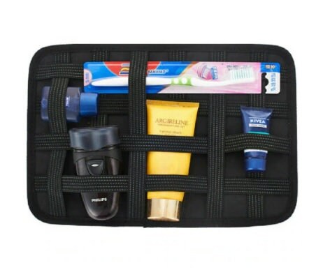 Tech Bag Organizer, Storage Organizer, Potable Black Electronic ...