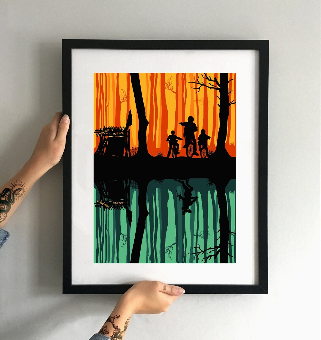 CANVAS Stranger Things Style Minimalist Movie Poster Minimal - Etsy UK
