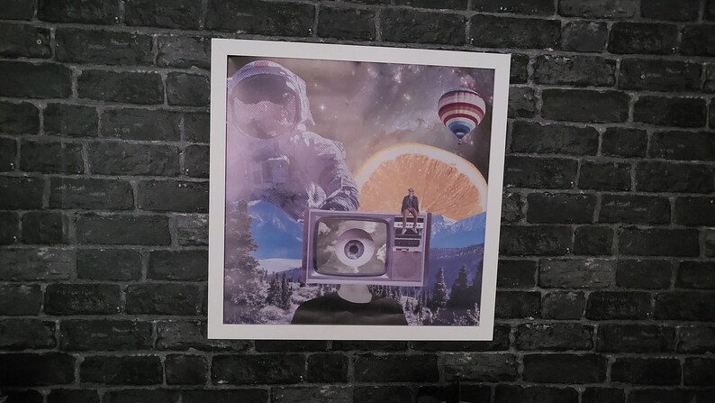 3D Augmented Reality Collage Poster Print Art Artivive AR Art - Etsy