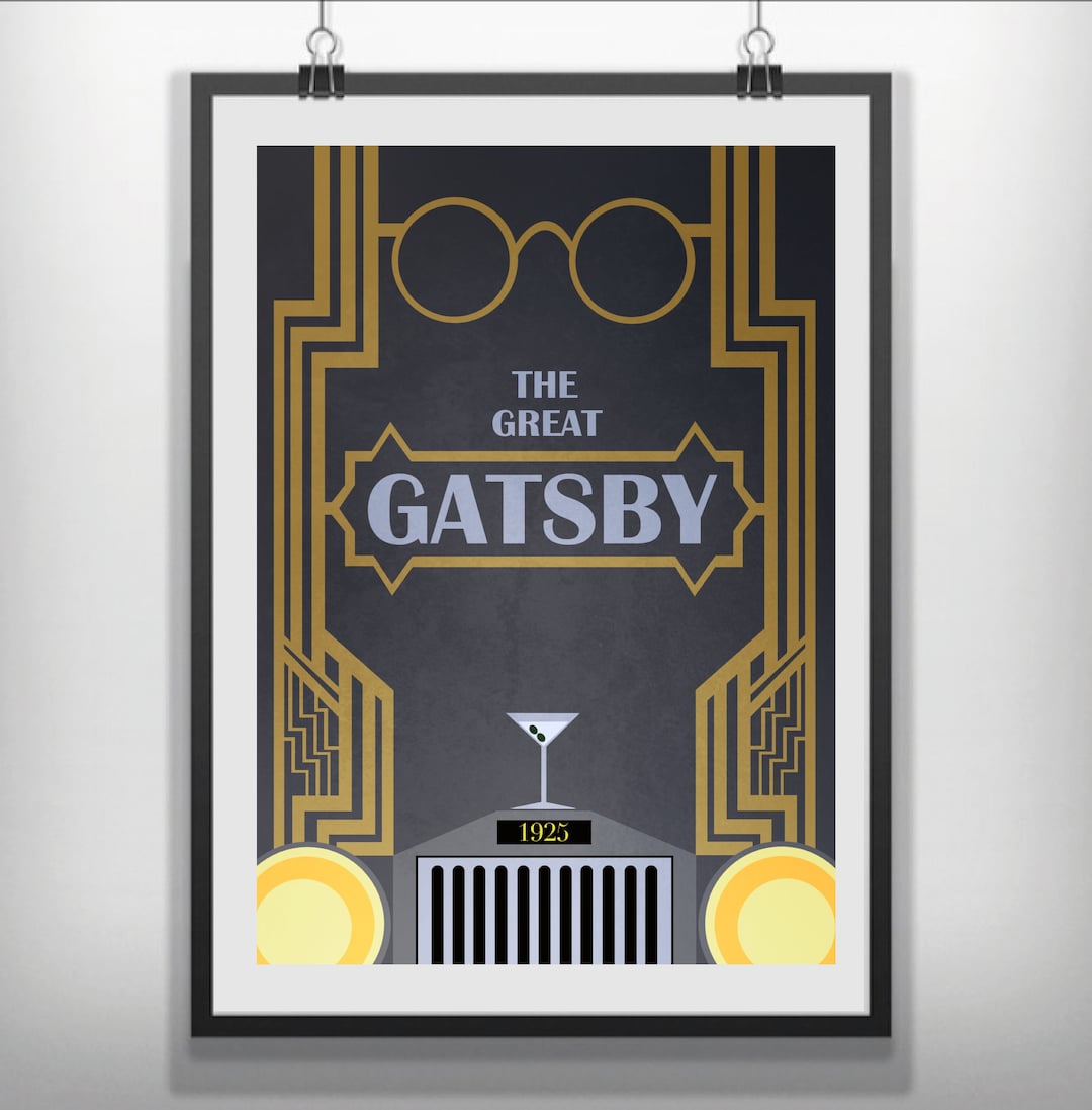 The Great Gatsby Movie Poster Minimalist - Etsy