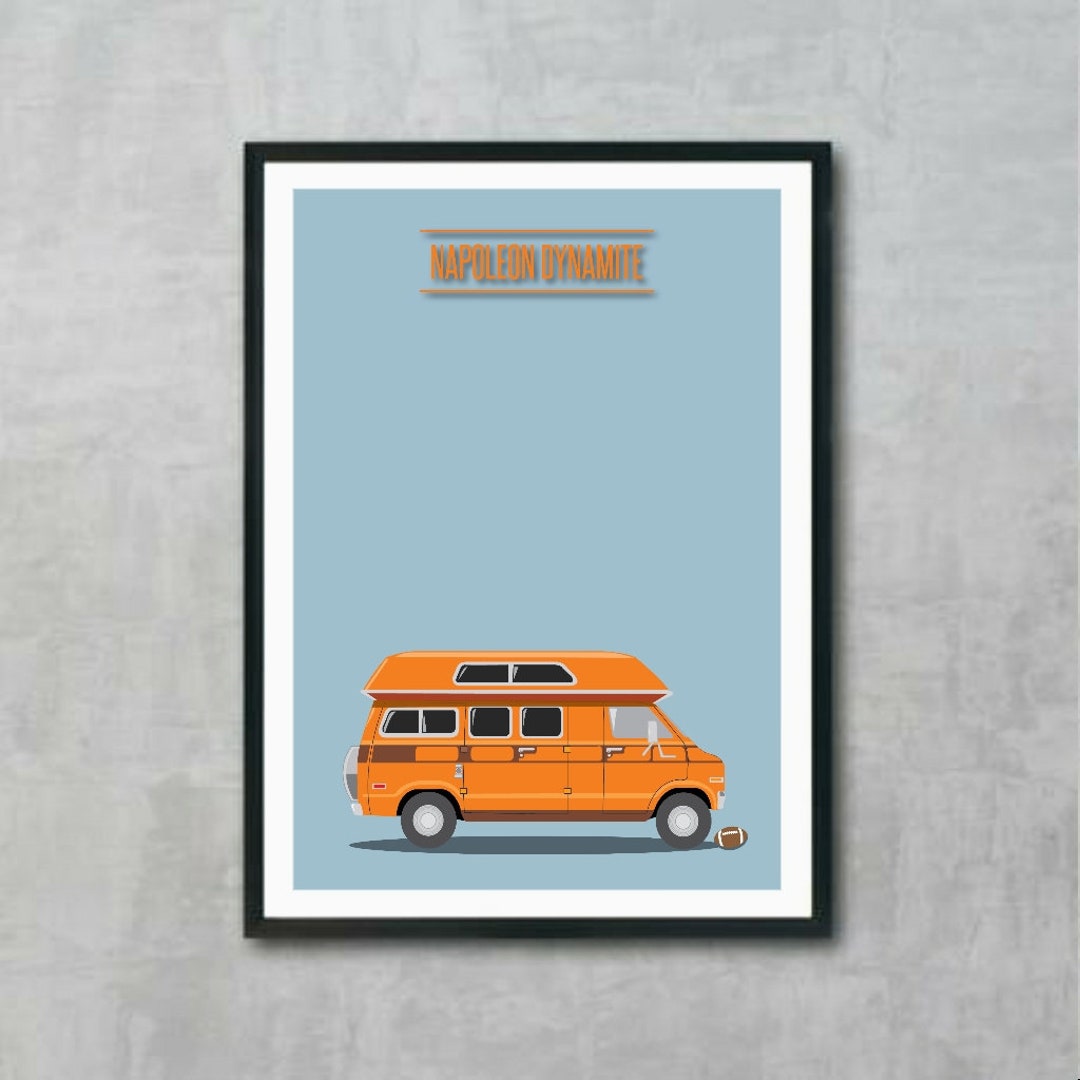 CANVAS Napoleon Dynamite Van Minimalist Movie Poster Minimal - Etsy