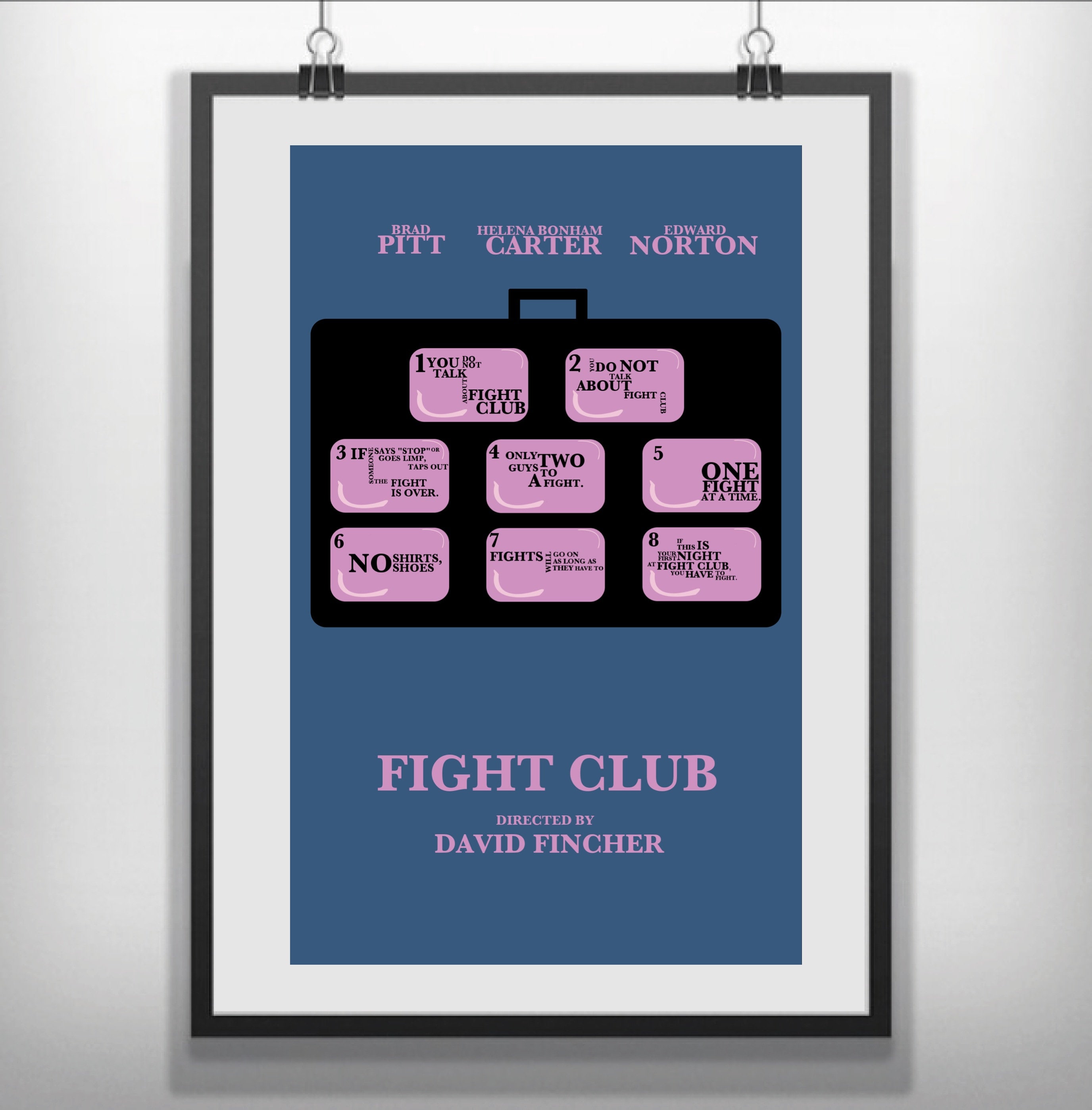 Fight Club Minimalist Poster
