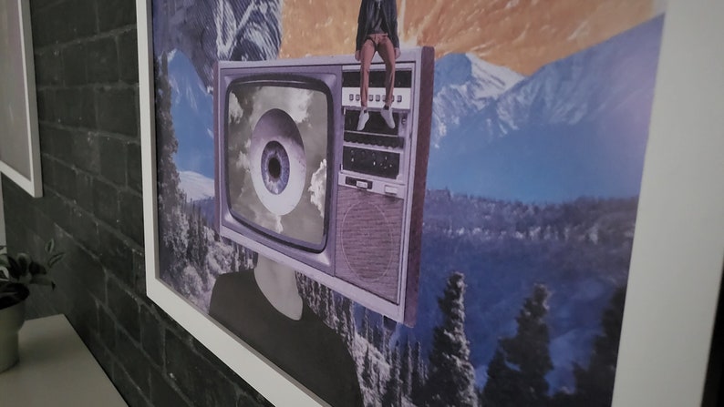 3D Augmented Reality Collage Poster Print Art Artivive AR Art - Etsy