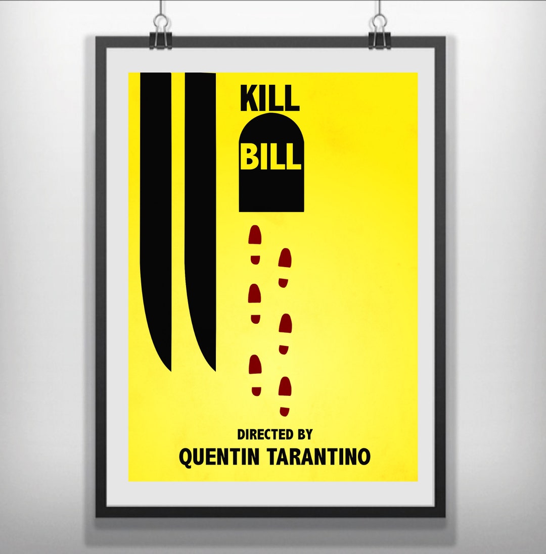 CANVAS Kill Bill Movie Poster Minimalist - Etsy