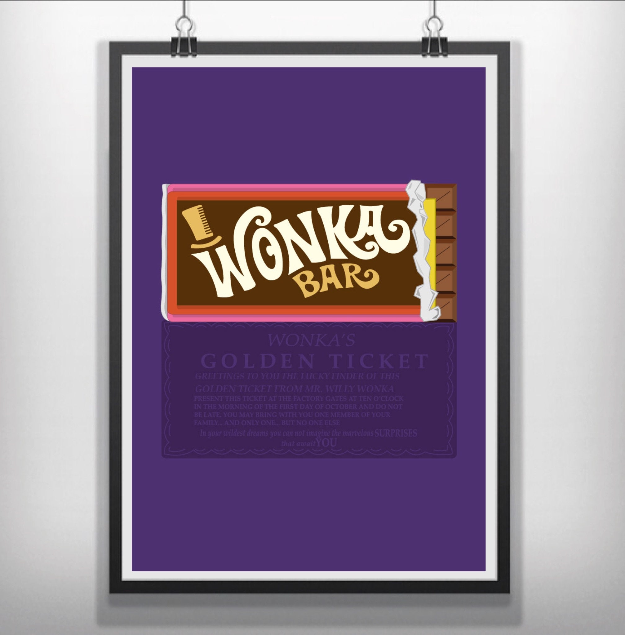 Willy Wonka And The Chocolate Factory Movie Poster