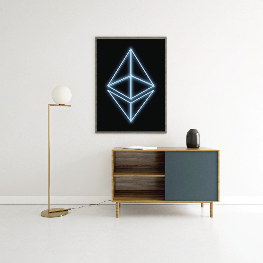 ETH Ripple Neon Zeichen Poster Kunstdruck - Etsy.de