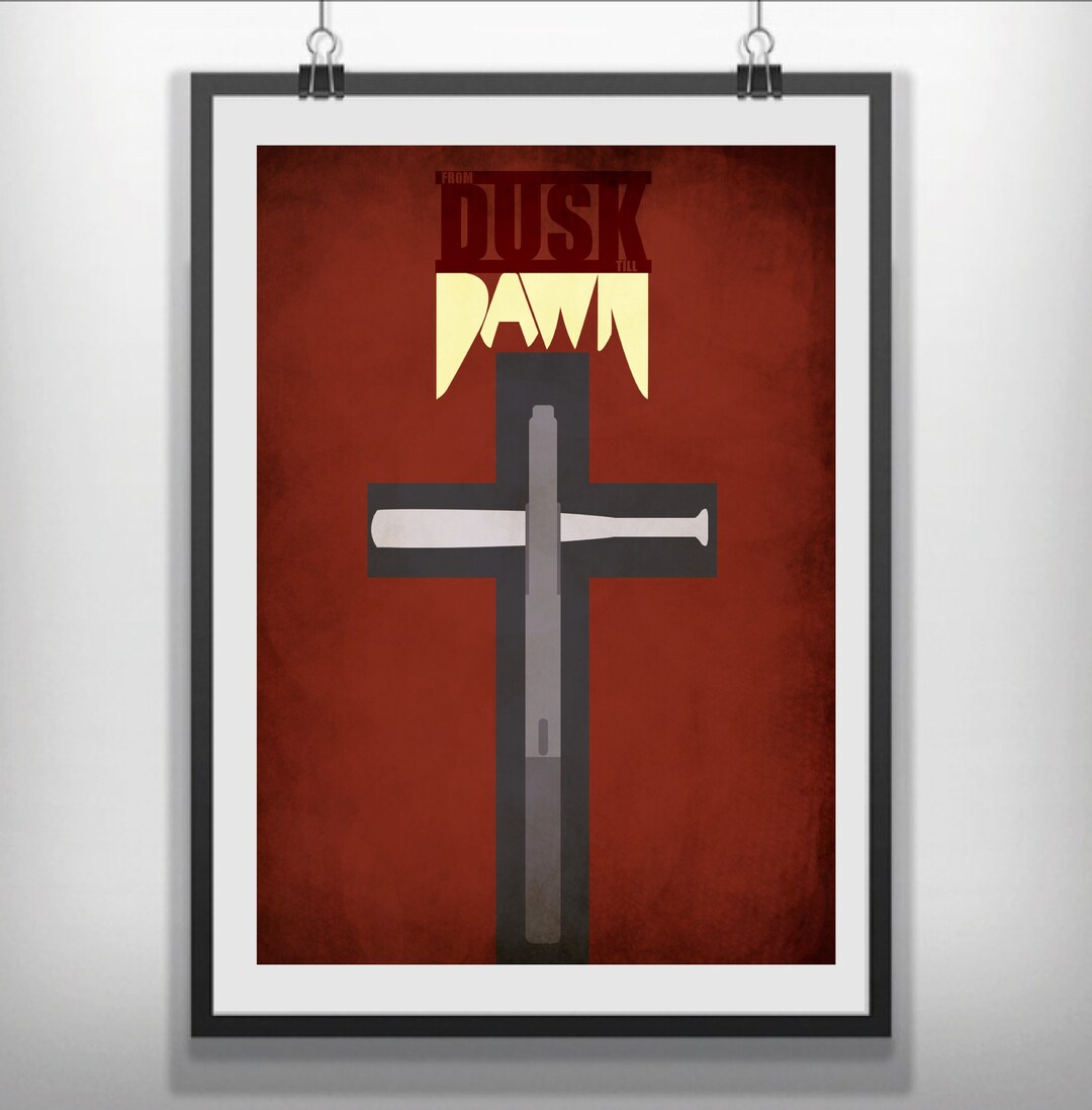 CANVAS From Dusk Till Dawn Movie Poster Minimalist - Etsy