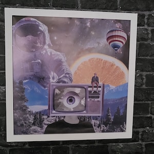 3D Augmented Reality Collage Poster Print Art Artivive AR Art Deco - Etsy