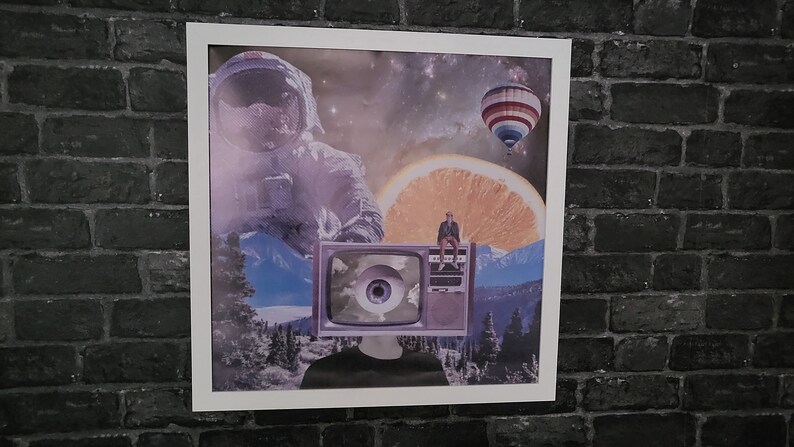 3D Augmented Reality Collage Poster Print Art Artivive AR Art - Etsy