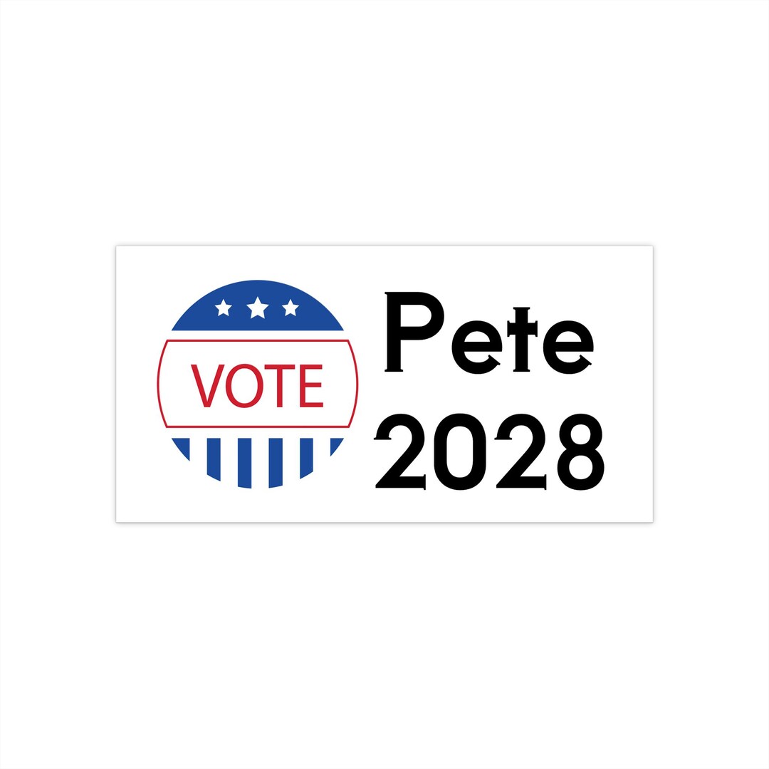 Pete 2028 Vote Bumper Stickers Political Campaign, Car Decor, Election ...