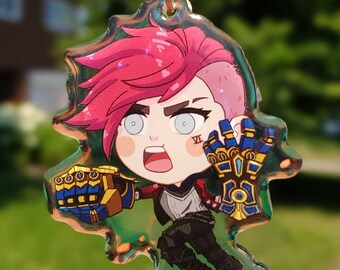Arcane Vi Keychain - Etsy