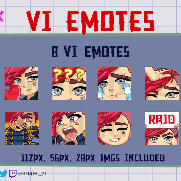 112px Emotes - Etsy