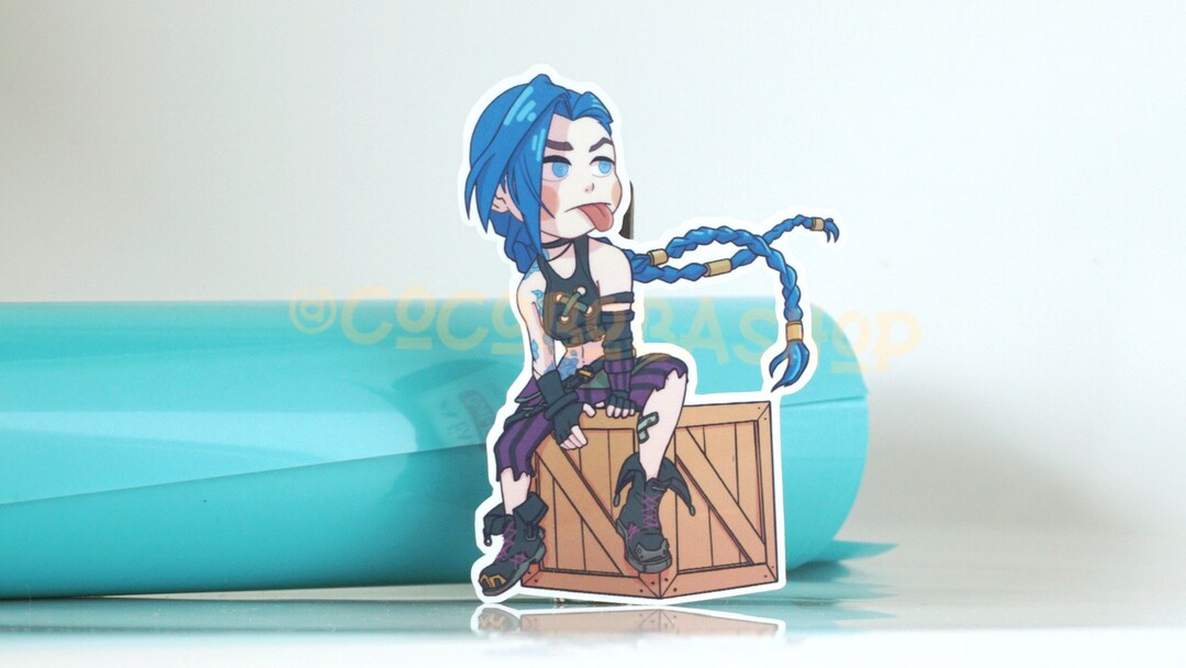 Jinxed Box Glossy Vinyl 1.9" X 3" Sticker - Etsy
