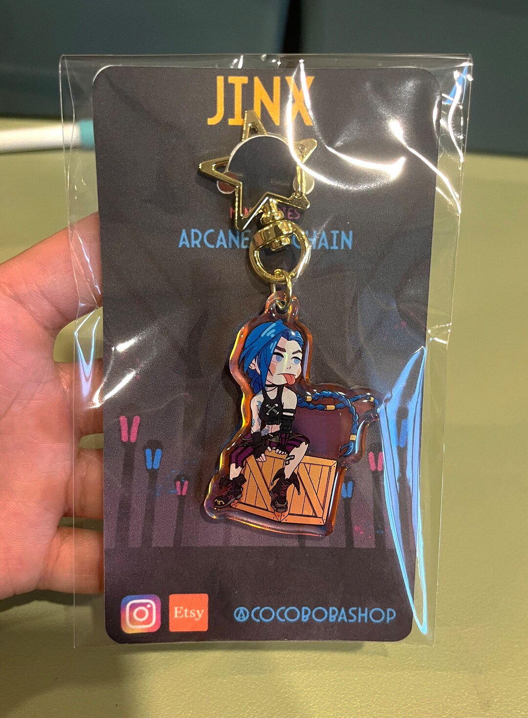 JINXED Box Mini Series Holographic 2" HEIGHT Keychain Charm - Etsy