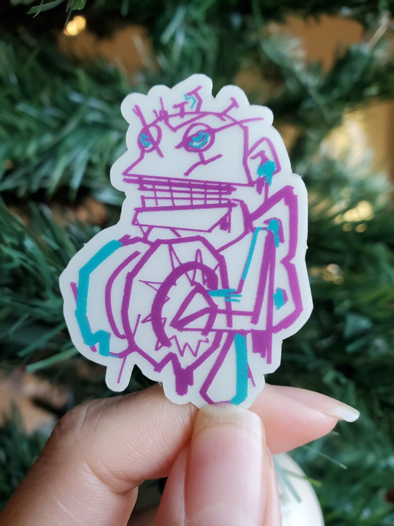 Jinx Monkey Bomb Glow in the Dark Sticker | Etsy