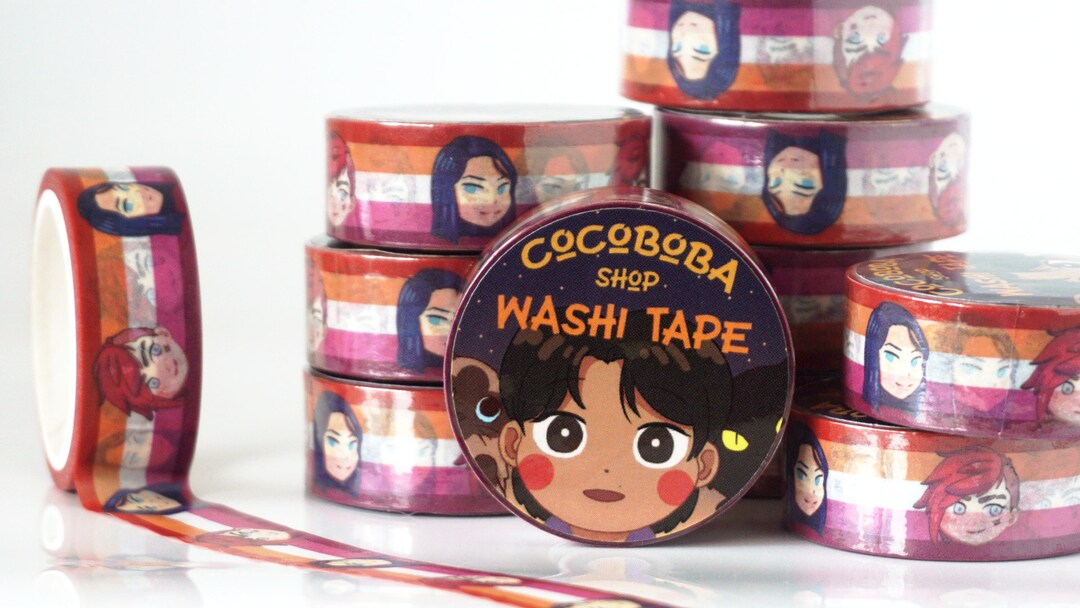 Arcane League of Legends Caitvi Washi Tape Lesbian Pride LGBTQ 1.5cm ...
