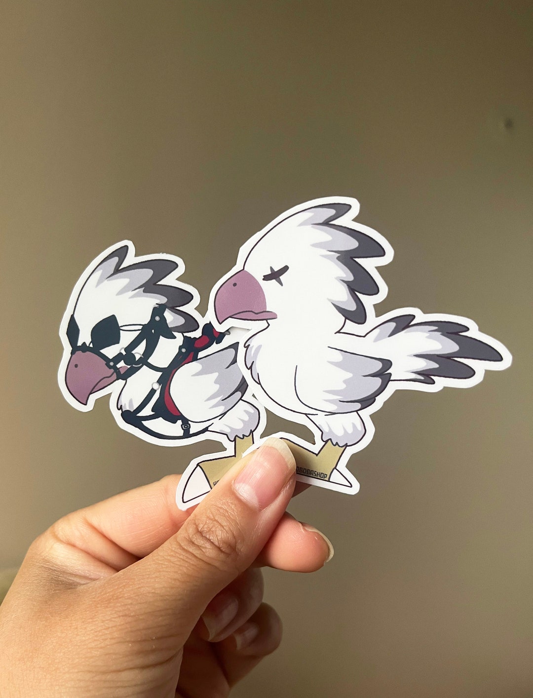 FFXVI Cute Chibi Ambrosia Chocobo Vinyl 1 X 2.5 Sticker - Etsy