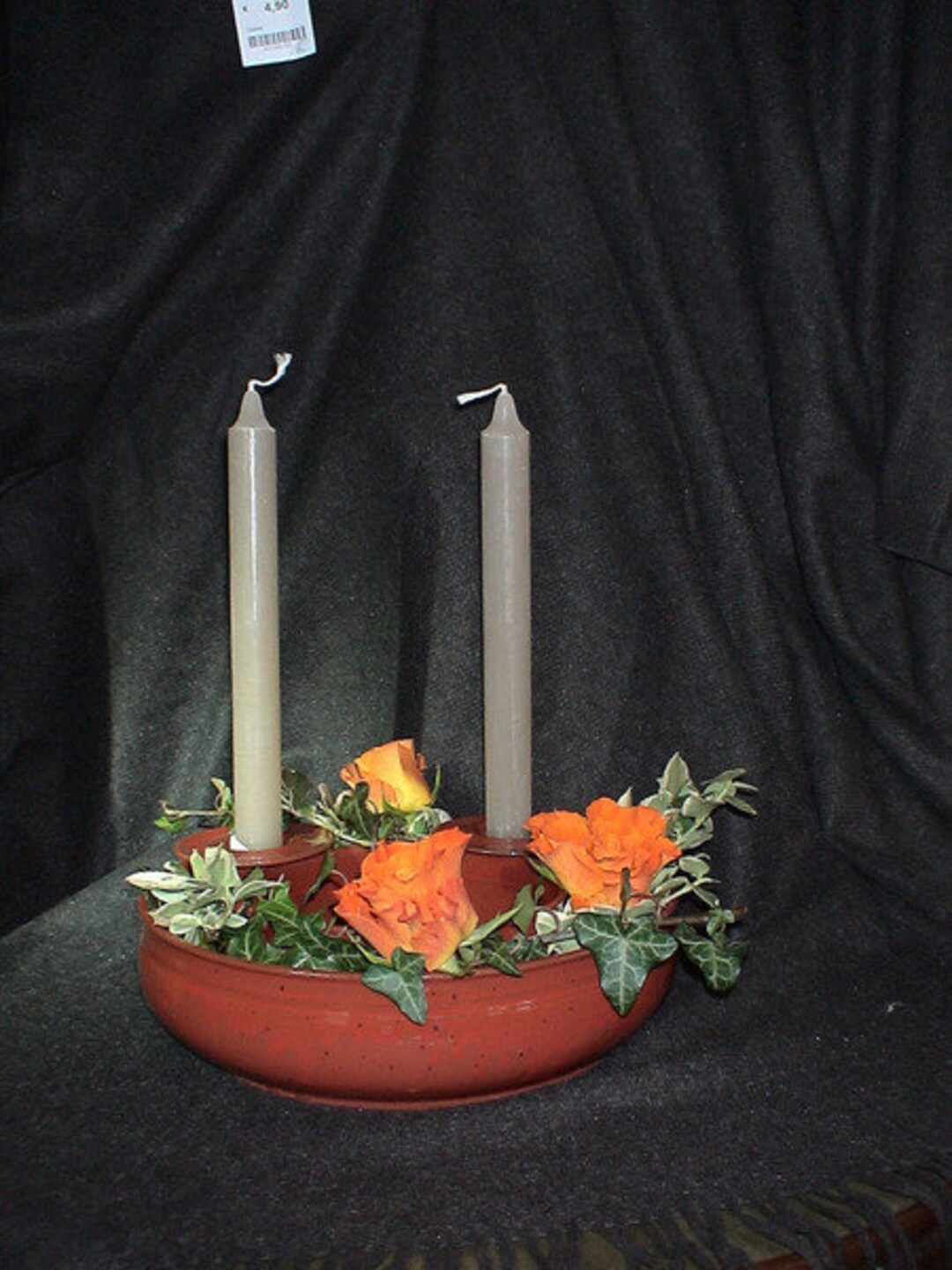 Candlestick Ring, Advent Ring, Flower Ring Red nr A5 - Etsy