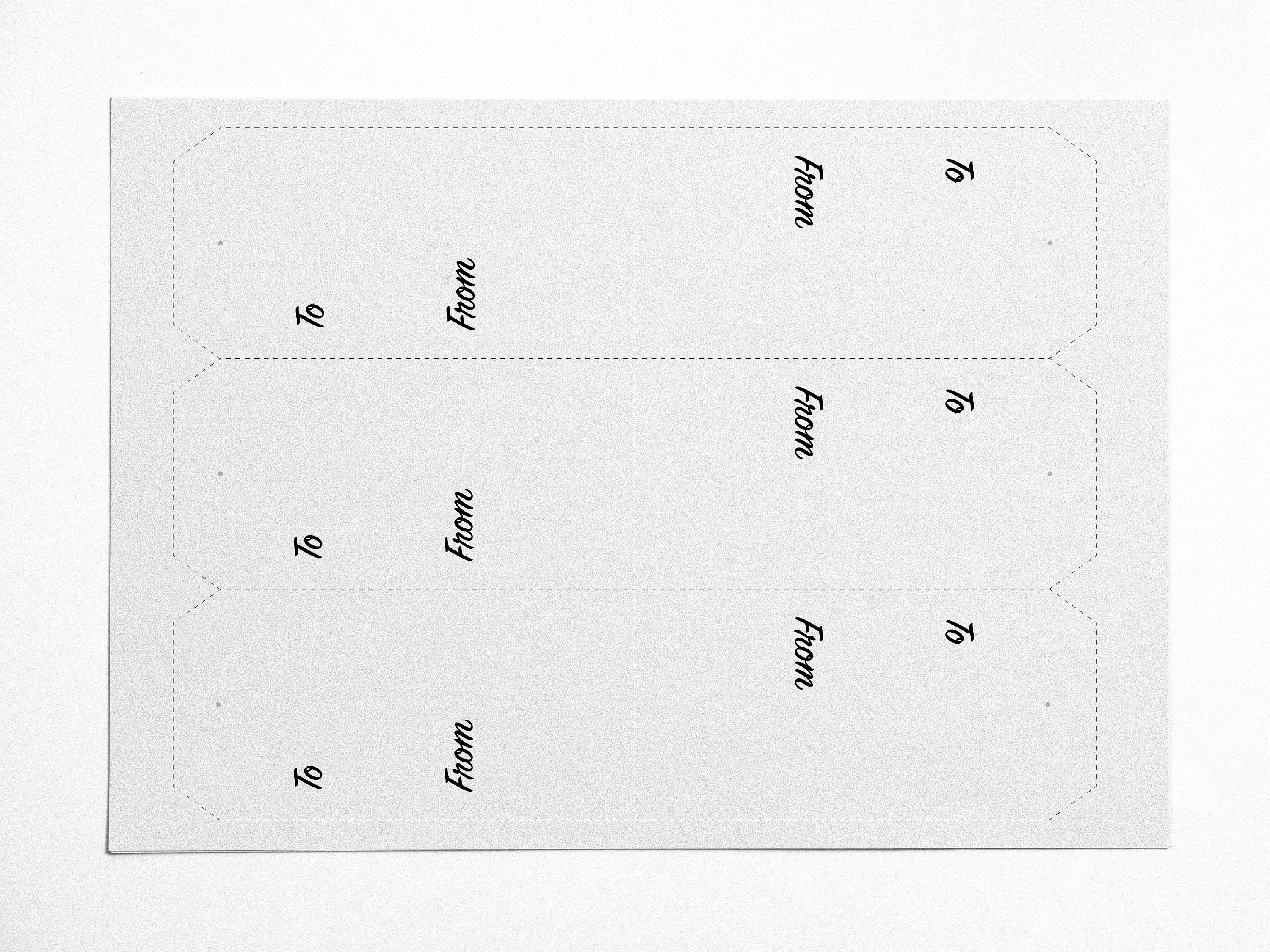 9 Printable Gift Tag Stencils — Digital Download Perfect for the ...