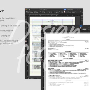 5 Indesign Harvard Resume & Cover Letter Templates. Professional, Clean ...