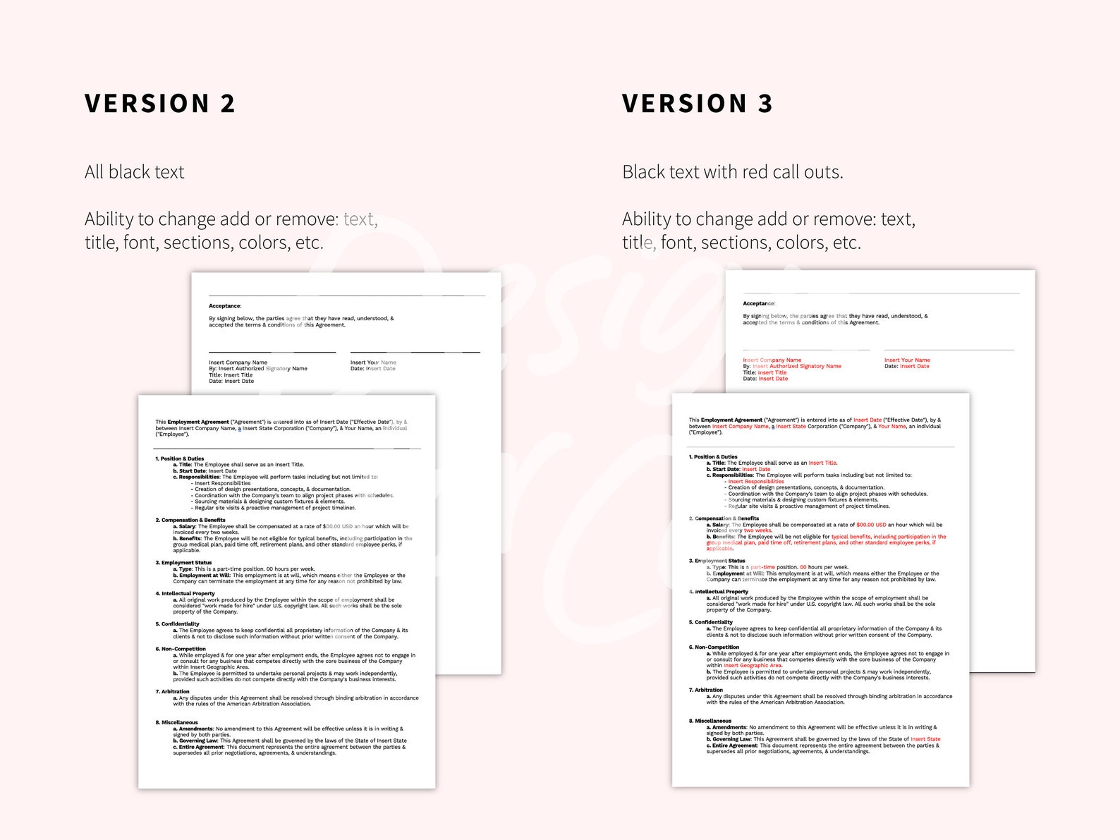 Adobe Acrobat PDF Freelance Consultant Client Employee Agreement ...