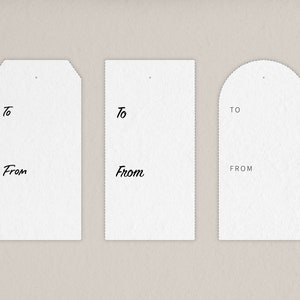 9 Printable Gift Tag Stencils — Digital Download Perfect for the ...