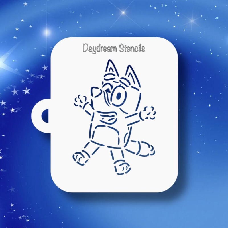 Bluey Face Stencils - Etsy