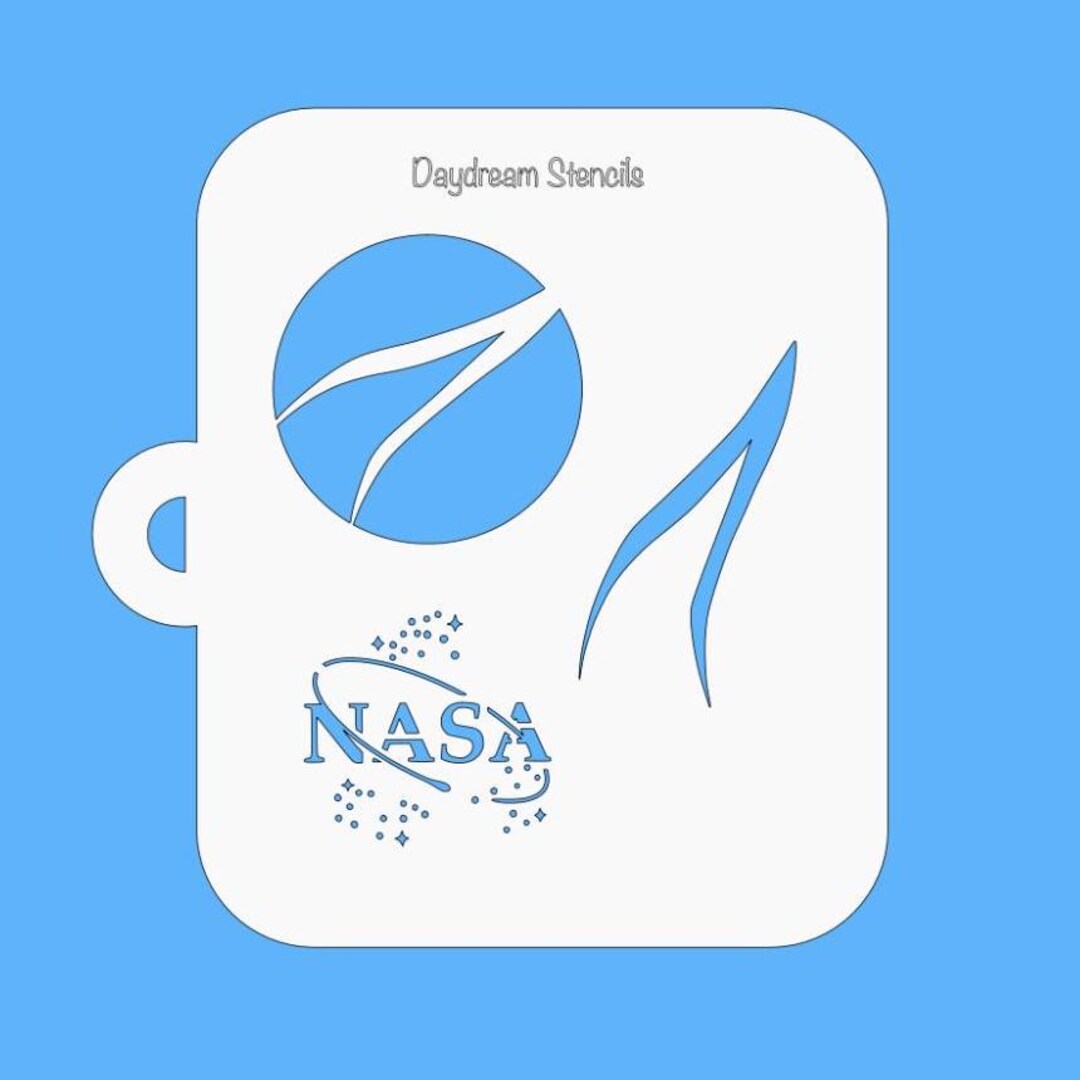 NASA Space Stencil | Durable 7 Mil Mylar for Face Painters, Airbrush ...