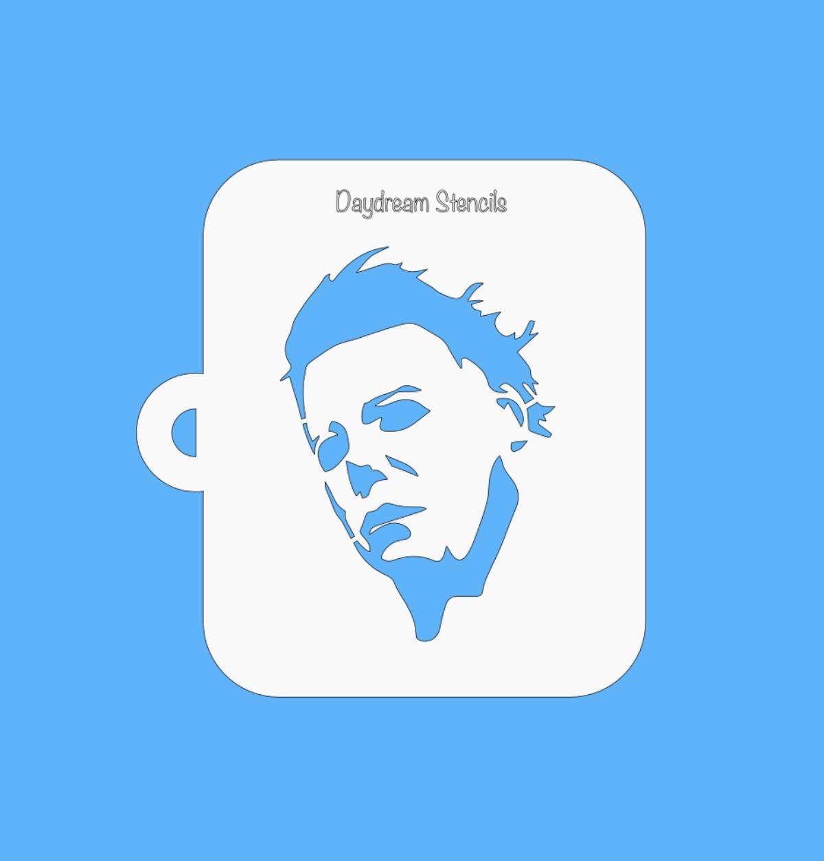 Michael Myers Face Stencil | Durable 7 Mil Mylar for Face Painters ...