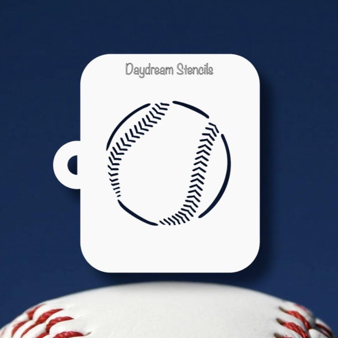 Baseball Stencil | Durable 7 Mil Mylar for Face Painters, Airbrush ...