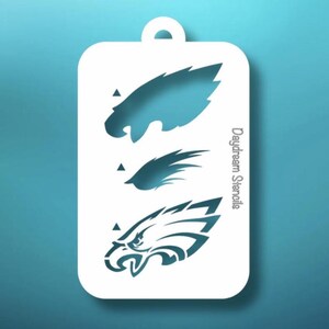 Philadelphia Football Team Stencil Set With Alignment Markers | Durable ...